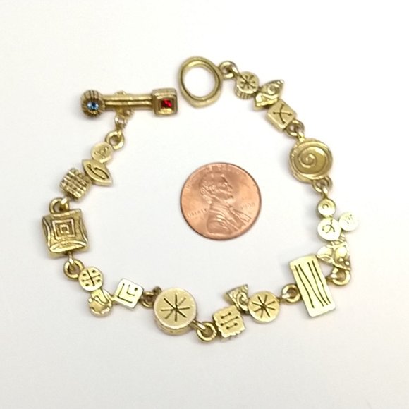 Patricia Locke | Jewelry | Patricia Locke Bracelet Gold Plte Swarovski ...
